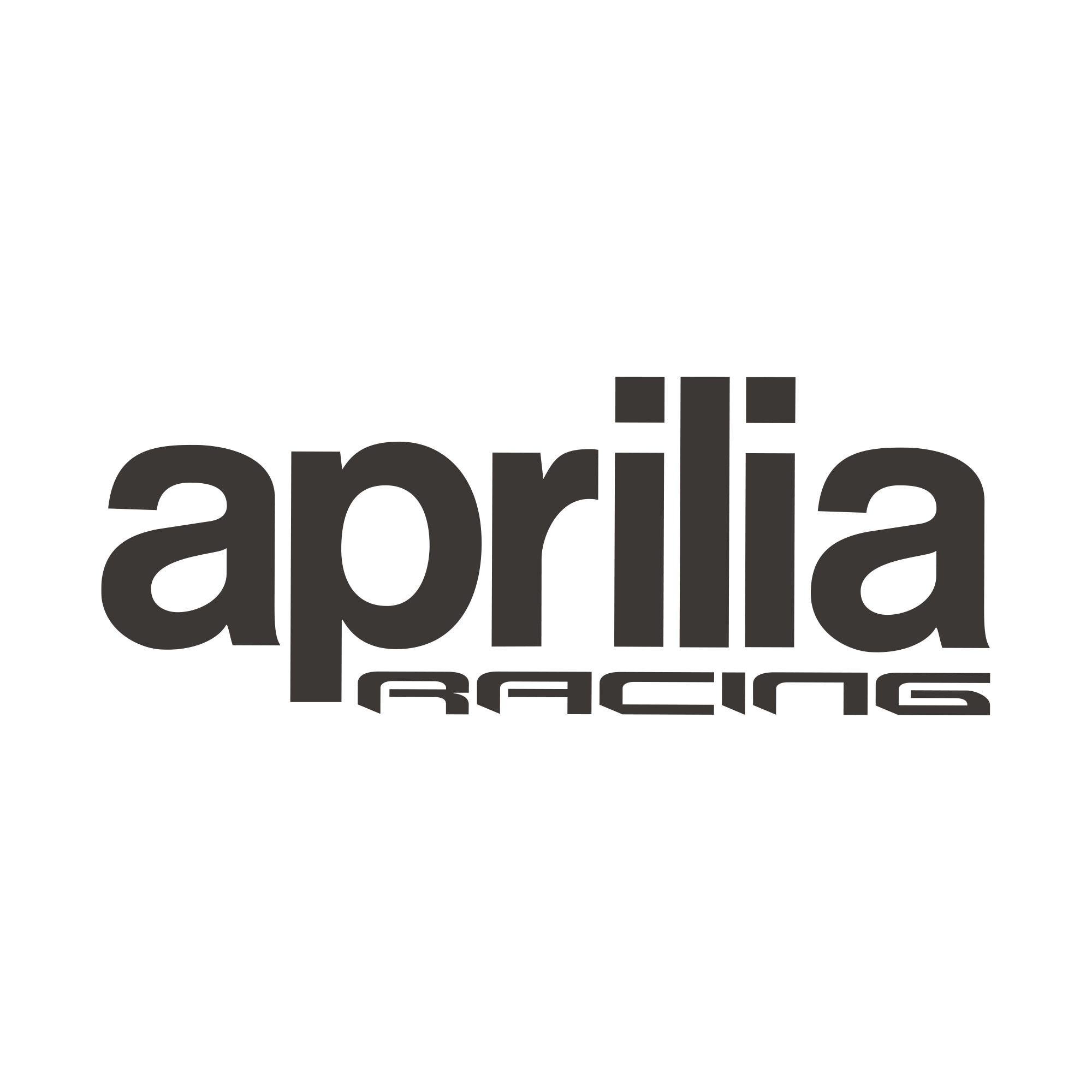 RIGHT DECAL APRILIA RACING for motorcycles 2h002753 | Aprilia