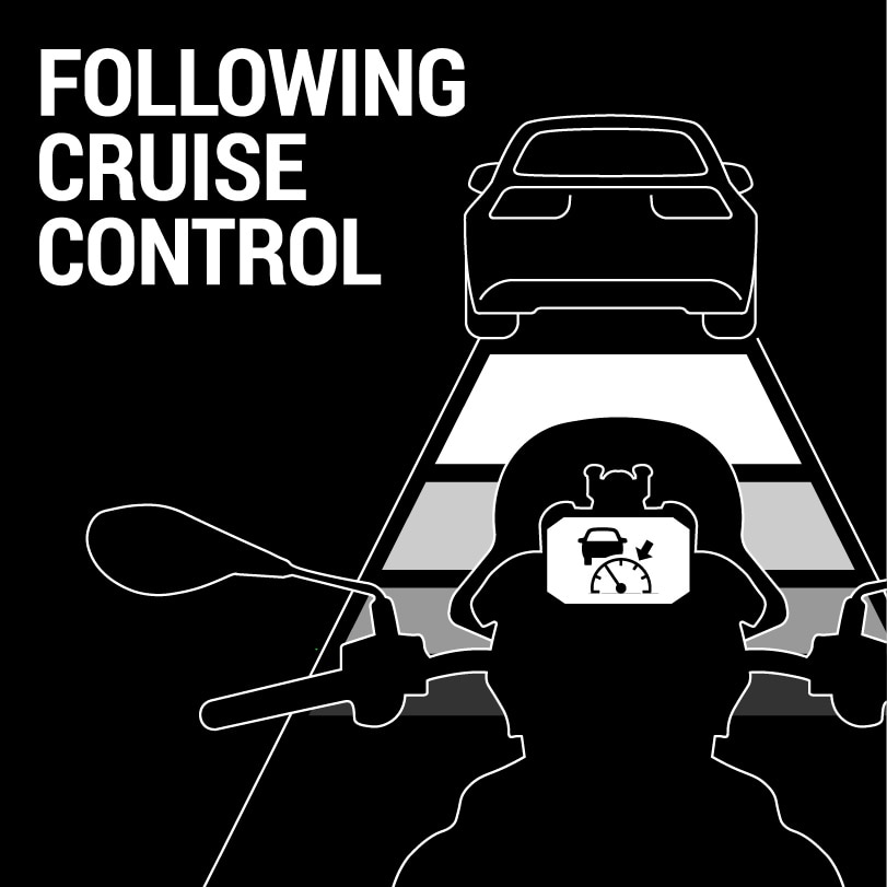Following Cruise Control (FCC) per moto 2s002332 | Moto Guzzi